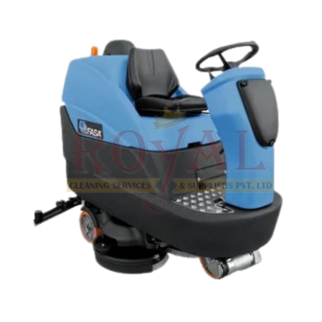 Ride-on Floor Scrubber Machine - Royal Cleaning Service
